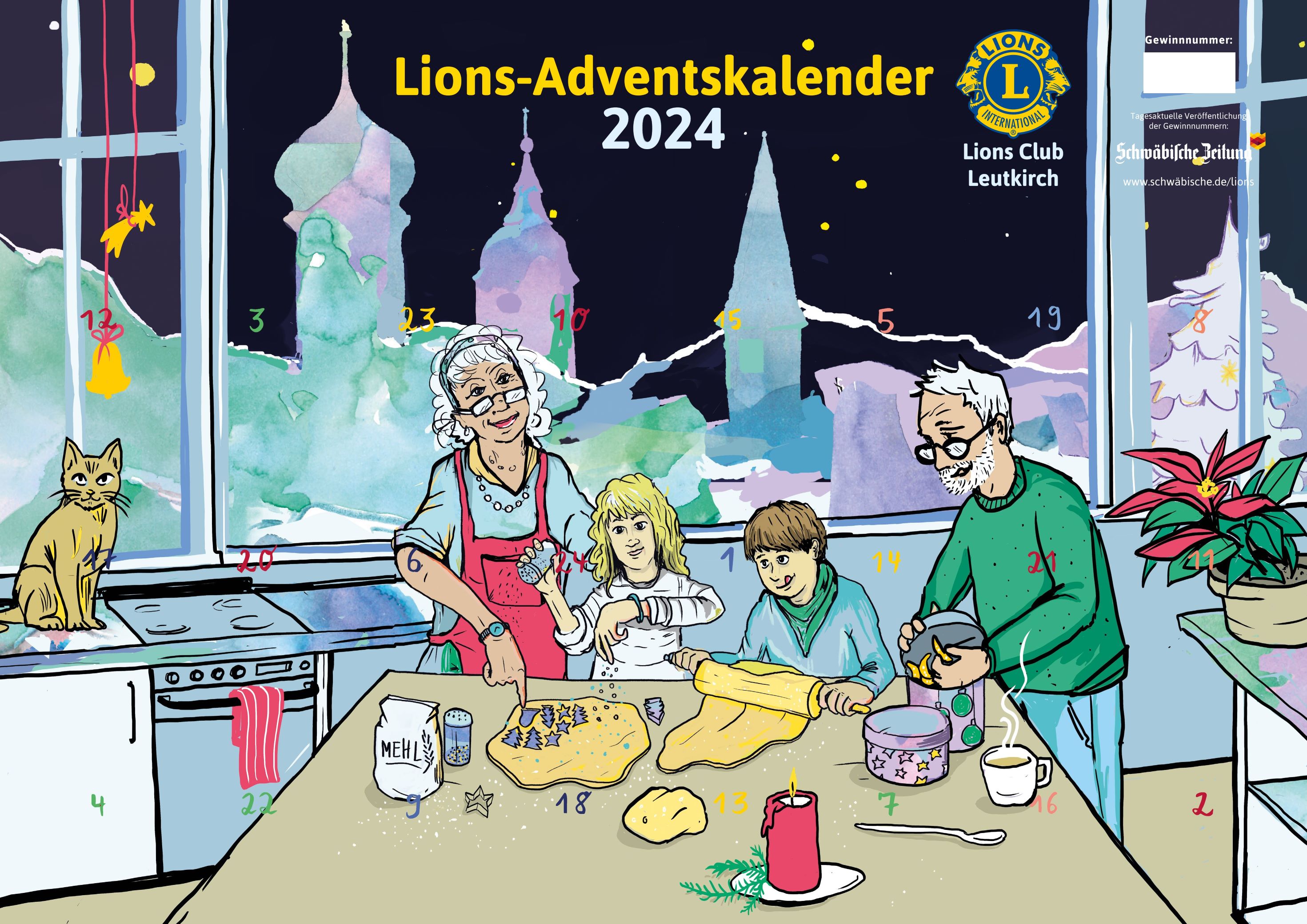 Adventskalender 2024 - Hier geht's zu den Gewinnnummern - Leutkirch - Lions Deutschland